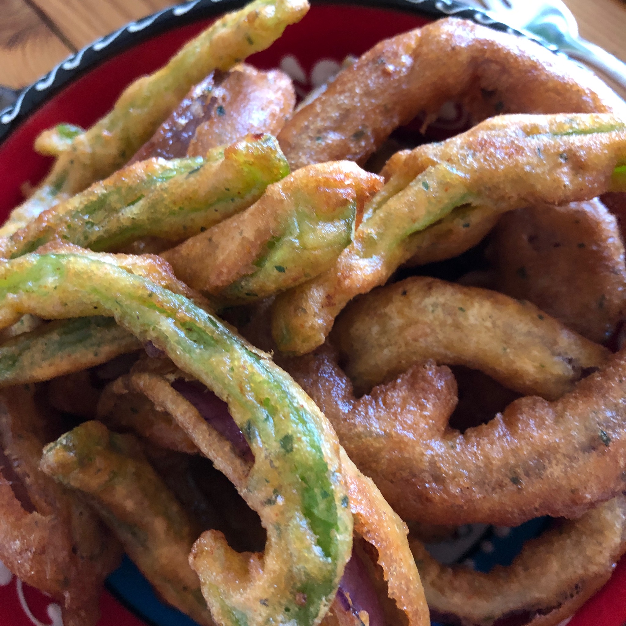 Gluten Free Red Onion Rings - Time for a coffee