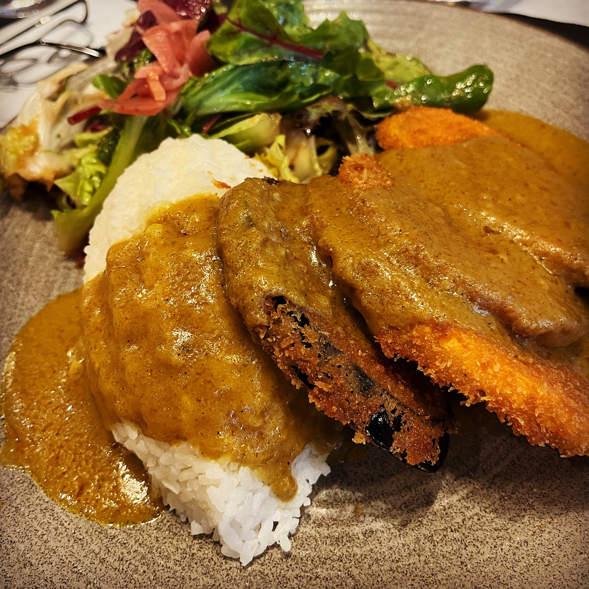 Vegan yasai katsu curry - Time for a coffee