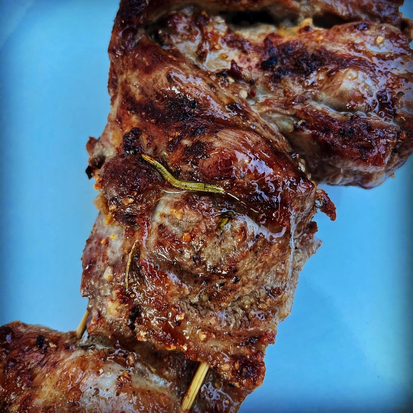 Barbecued Lamb - Time for a coffee