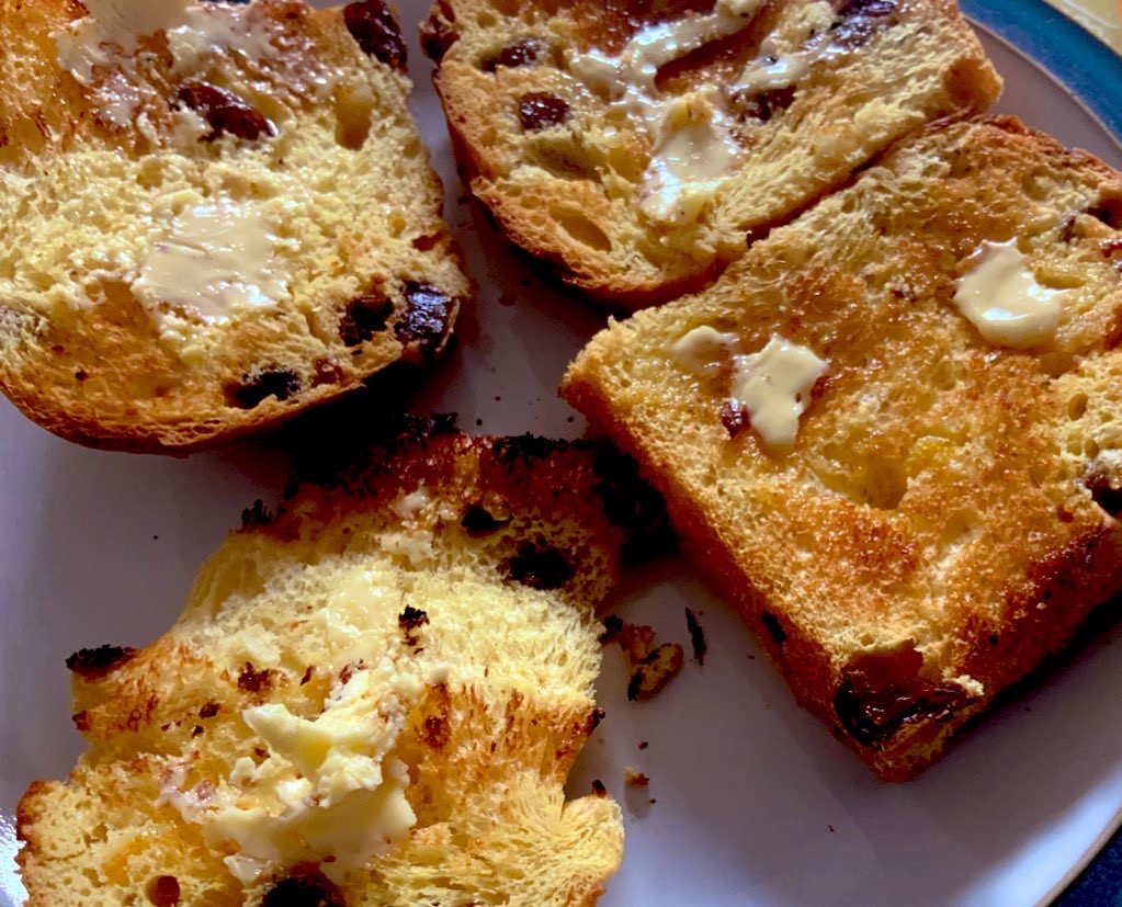 Toasted Panettone - Time for a coffee