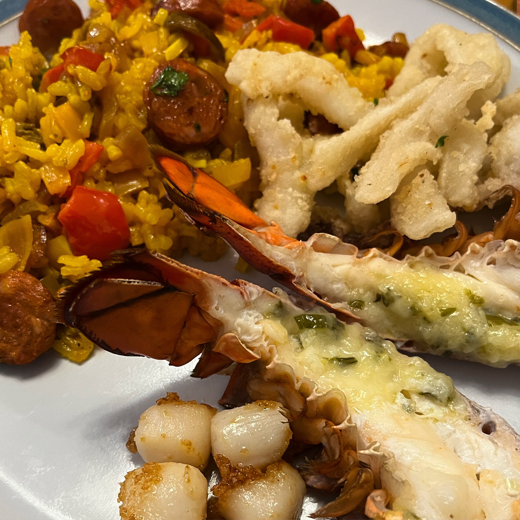 New Year Fish Supper - Time for a coffee