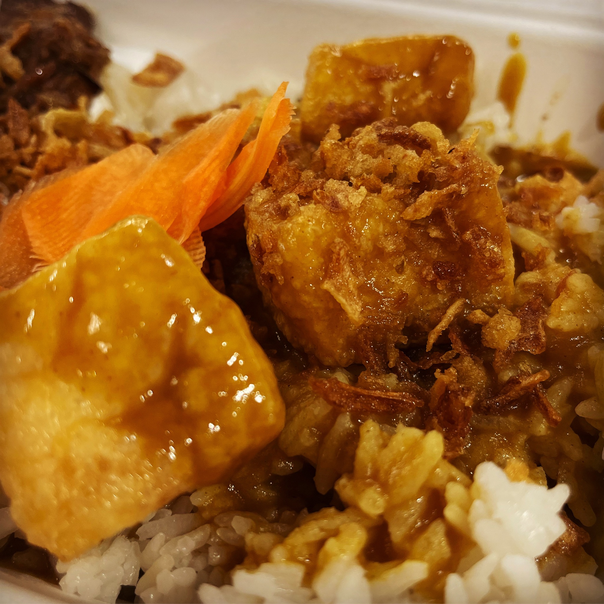 Crispy Katsu Tofu - Time for a coffee